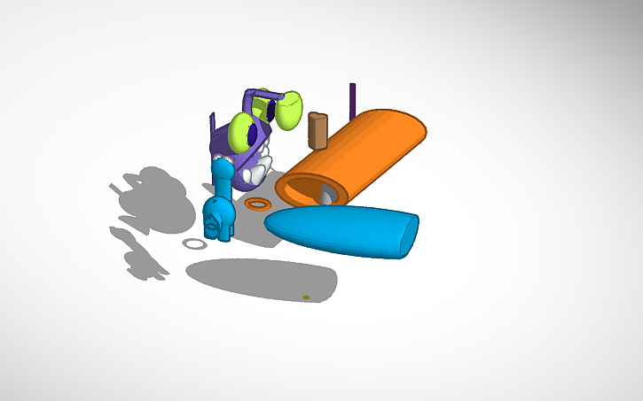 3D design Hot wheel round Up | Tinkercad