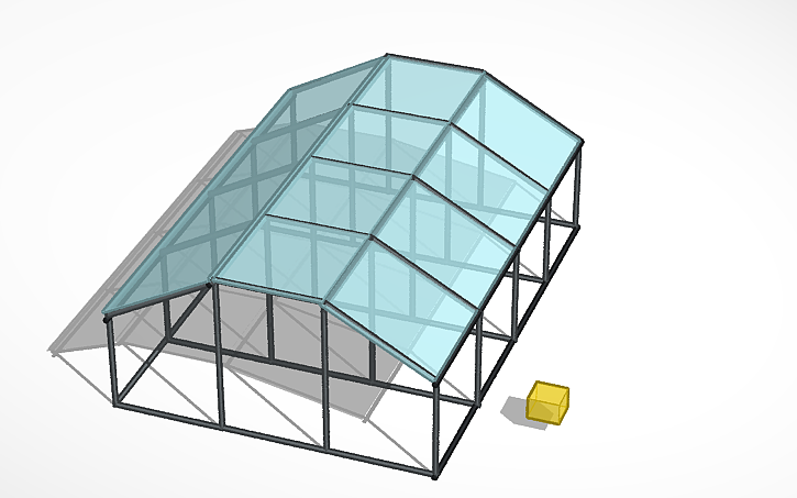 3D design Estructura invernadero 2 | Tinkercad
