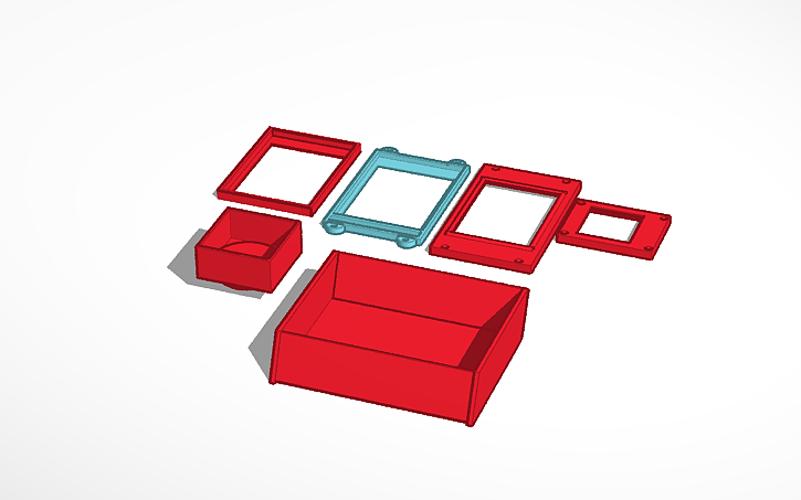 3D design tft_frame_2.2" | Tinkercad