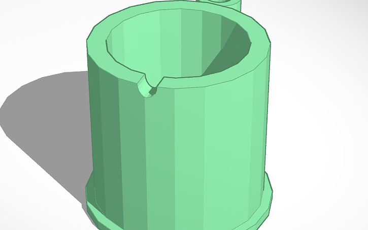 3D design Maceta con lapicero. Candidato a la impresora por Paula ...