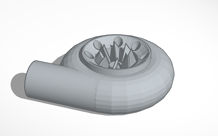 3D design turbo - Tinkercad