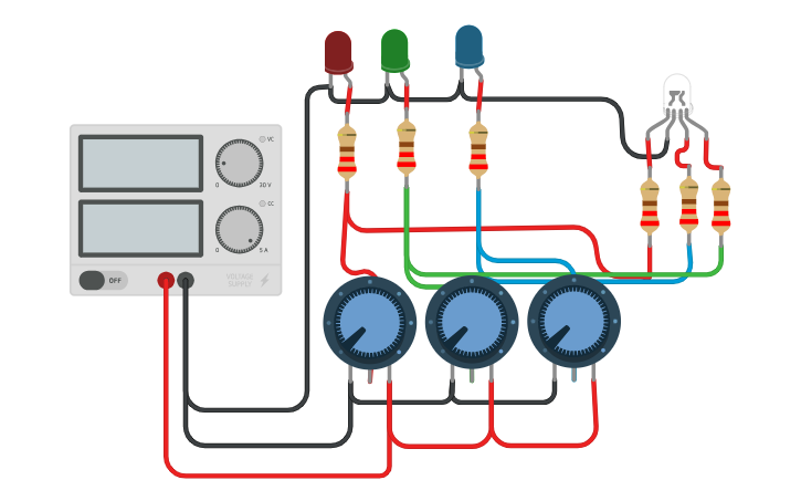 Circuit Design Светодиод Tinkercad