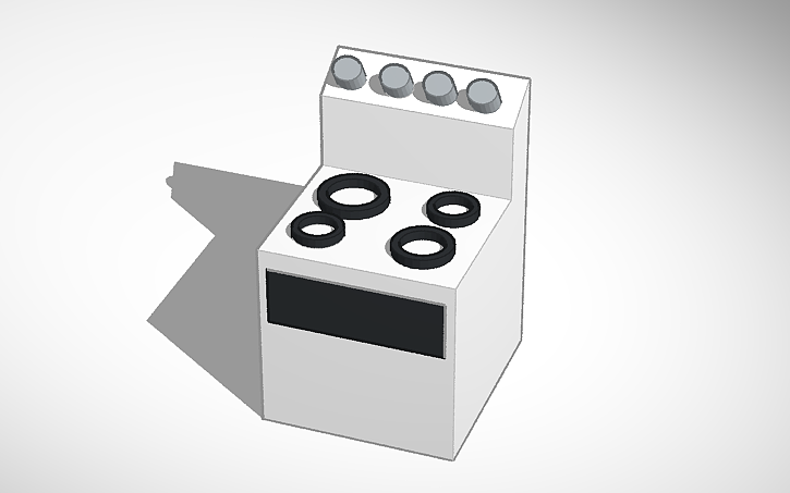 3D design Stove - Tinkercad