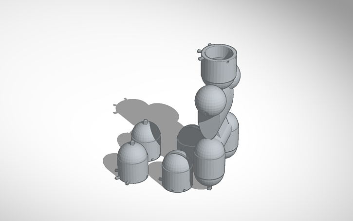 3D design Weird Robot Thing That I Made Because I Was Bored | Tinkercad