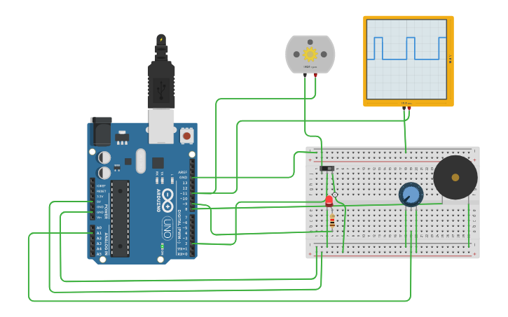 Circuit Design Automatic Rain Sensing Wiper Control System Tinkercad