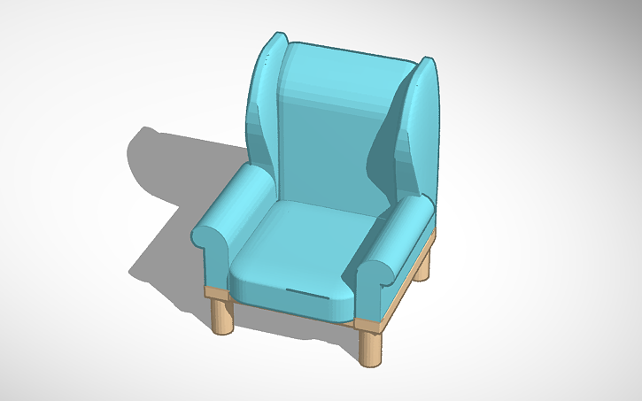3D design Chair - Tinkercad