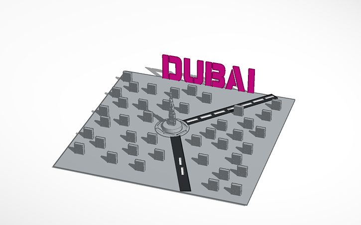 3D design Dubai: Burj Khalifa - Tinkercad
