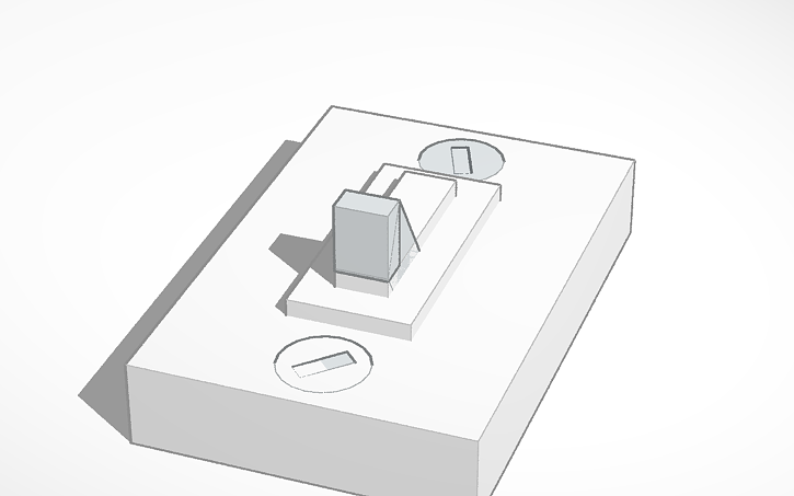 3D design Light Switch - Tinkercad