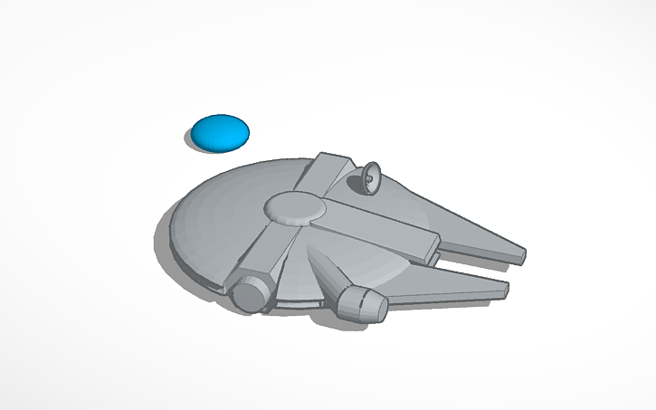 3D design Simple Millenium Falcon | Tinkercad