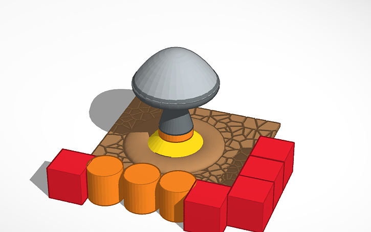 3D design elliott's nuke cloud - Tinkercad