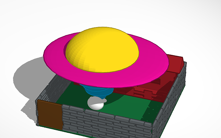 3D design UFO HOME | Tinkercad
