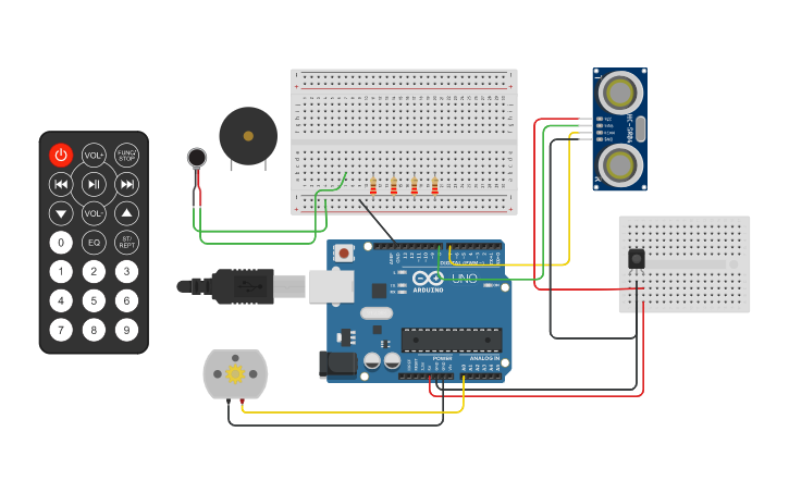 Circuit design IR Project | Tinkercad