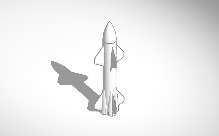 3D design Rocket V1 - Tinkercad