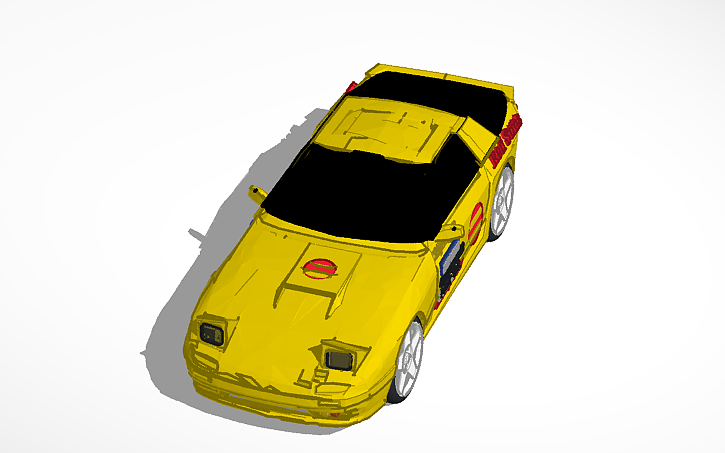 3D design MAZDA RX-7 FC3S - Tinkercad
