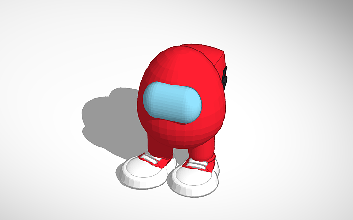 3D design Among us drip - Tinkercad