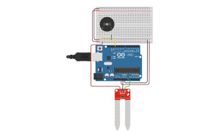 Circuit Design Moisture Sensor Tinkercad