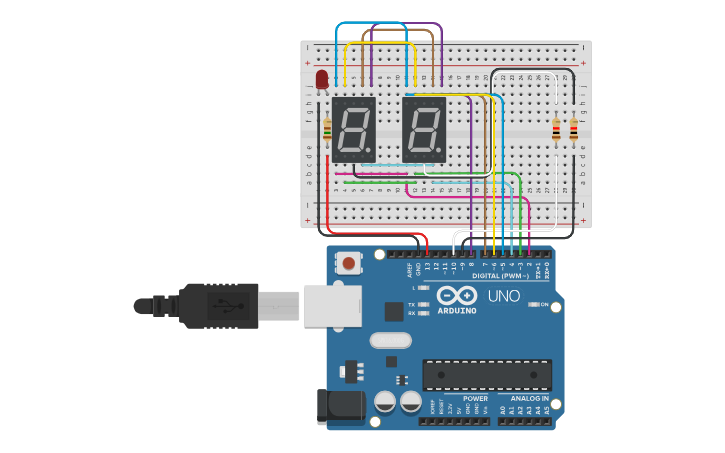 Circuit design Arduino Project - Tinkercad