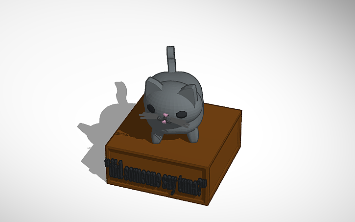 3D design Mr.Pickles meme - Tinkercad