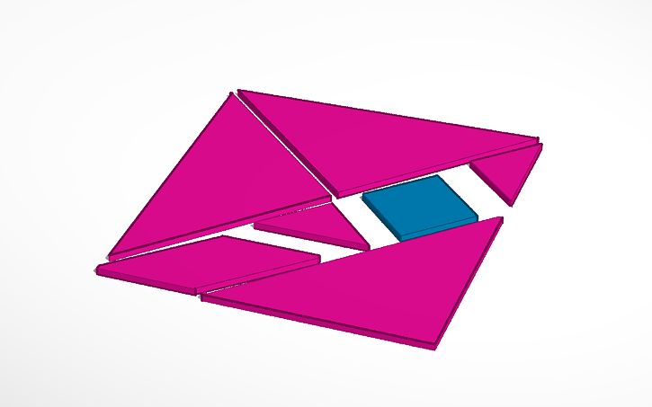 3D design Tangrams | Tinkercad