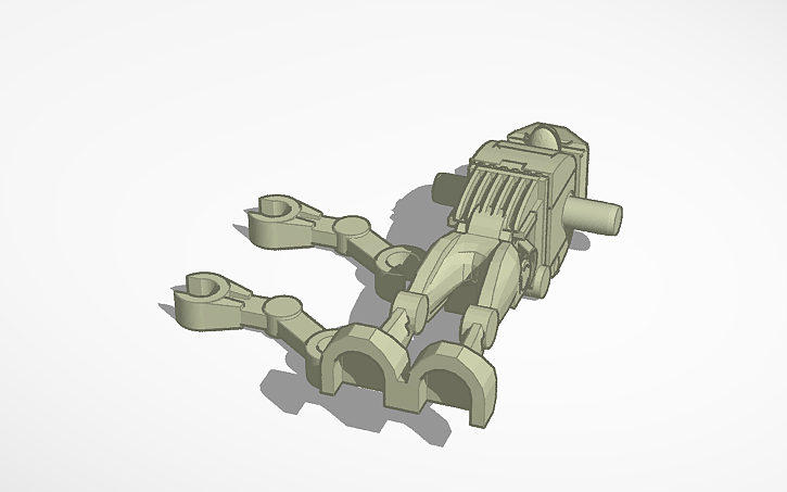 3D design custom lego tactical droid - Tinkercad