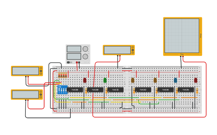 Circuit design Práctica de laboratorio 2 | Tinkercad