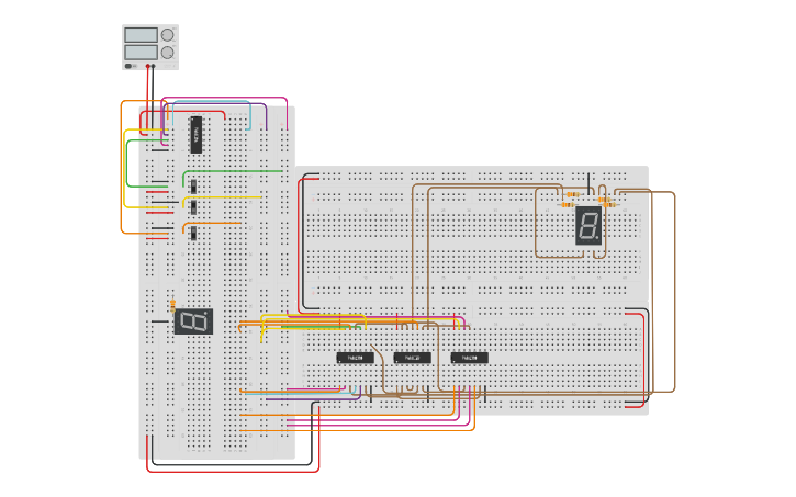 Circuit design Date of Birth Wallen - Tinkercad