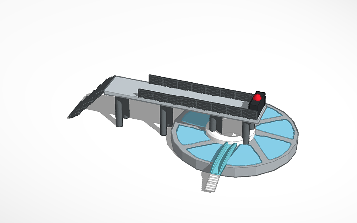 3D design Water substation - Tinkercad