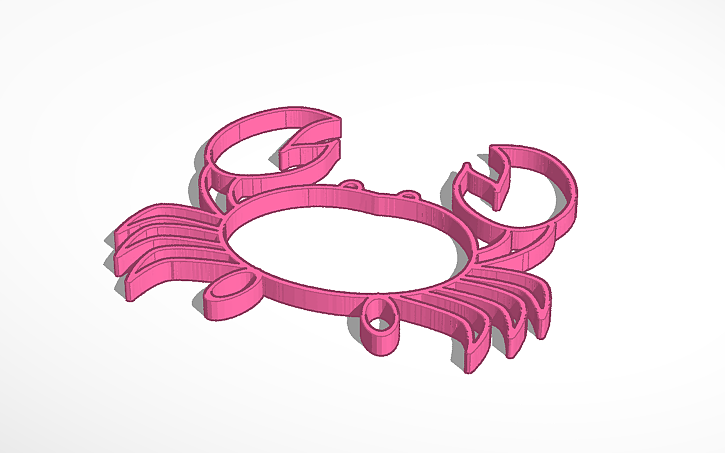 3D design Crab - Tinkercad