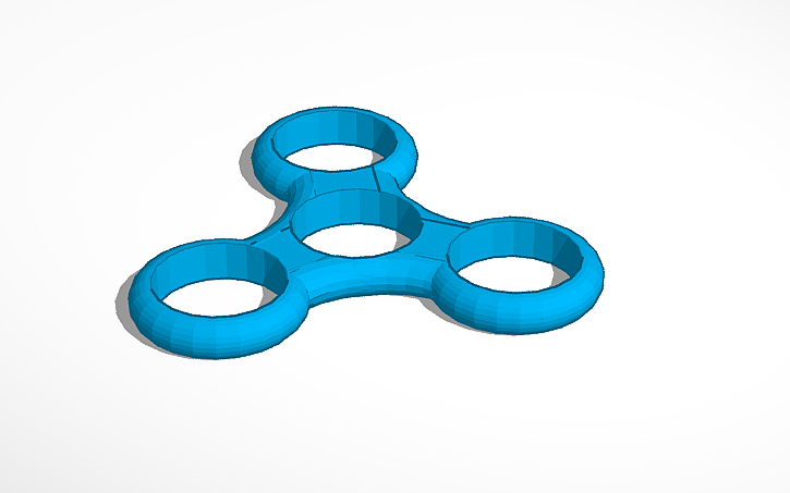3D design hand spinner - Tinkercad