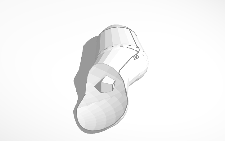 3D design Tina Left Rear Leg - Tinkercad