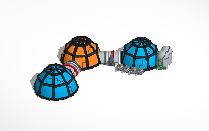 3D design moon base By Brody - Tinkercad