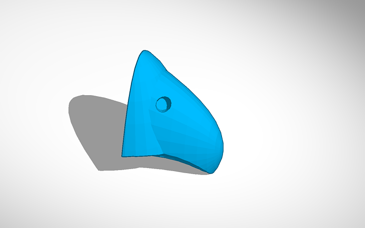 3D design beak - Tinkercad