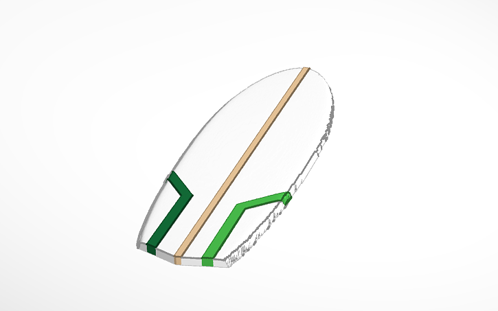 3D design SurfBoard - Tinkercad
