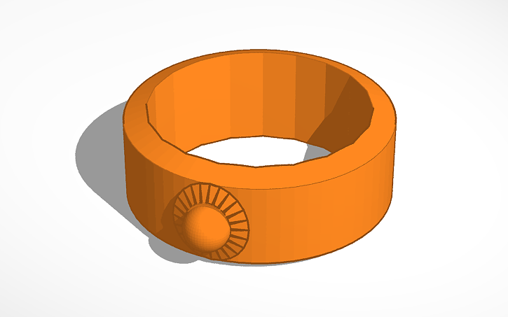 3D design TF ring - Tinkercad