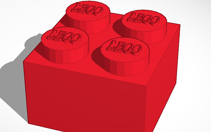 3D design Lego Block - Tinkercad