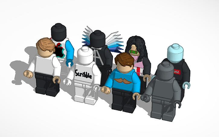 3D design Lego Blind Box - Tinkercad