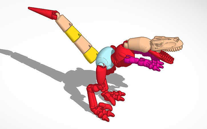 3D design Dinosaurio | Tinkercad