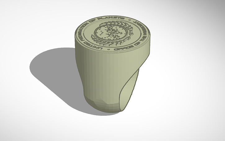 3D design Star Trek - United Federation of Planets Ring | Tinkercad