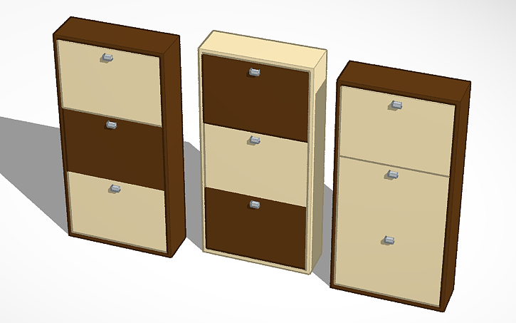 3D design Schuhschrank | Tinkercad