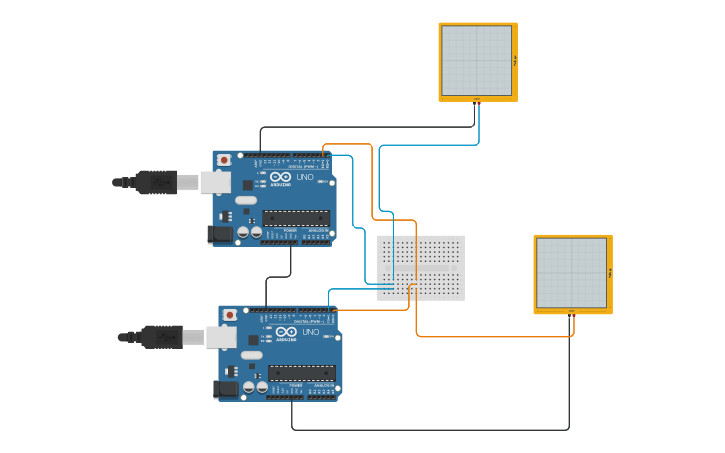 Circuit Design Serial Communication With Arduinos Tinkercad