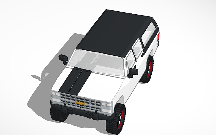 3D design 1990 Lifted Chevy Suburban - Tinkercad