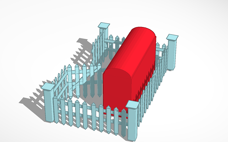 3D design Jason & Nelson_ Picket Fence project - Tinkercad