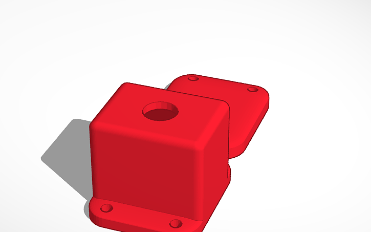 3D design Toggle Switch Box - Tinkercad