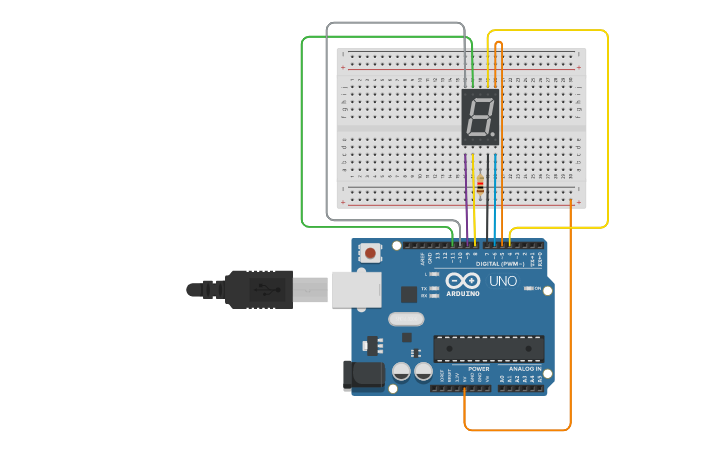 Circuit design 18BLC1033 LAB 4 TASK 1 | Tinkercad