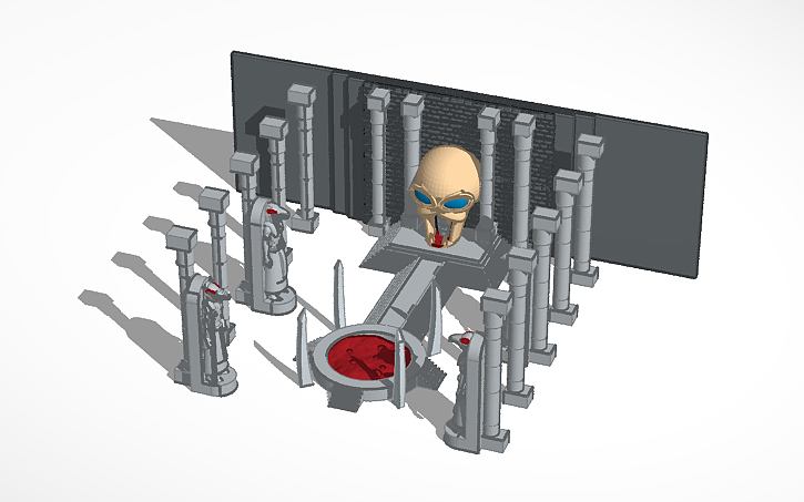 3D design ThunderCats Mumm Ra Pyramid Interior - Tinkercad