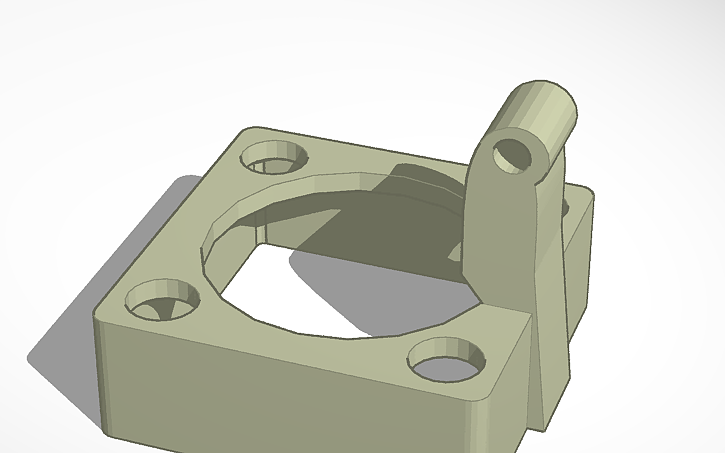 3D design 4020 fan cover raspberry pi camera module mount - Tinkercad