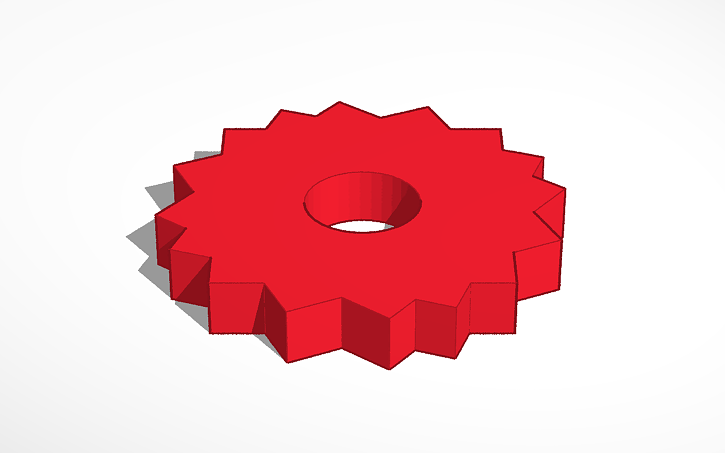 3D design basic gear | Tinkercad