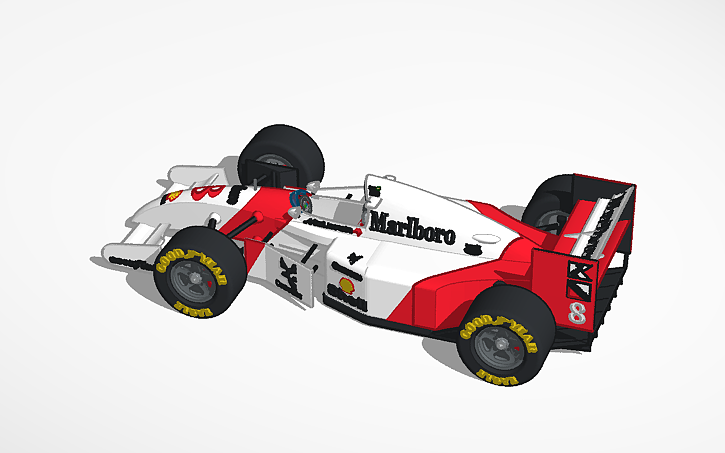 3D design McLaren F1 Ayrton Senna - Tinkercad