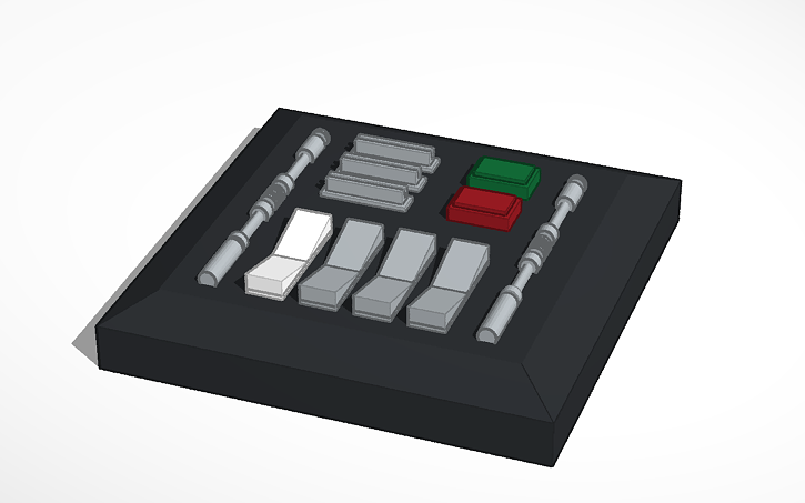 3D design Panel de control de Darth Vader - Tinkercad
