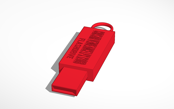 3D design Flash Drive - Tinkercad